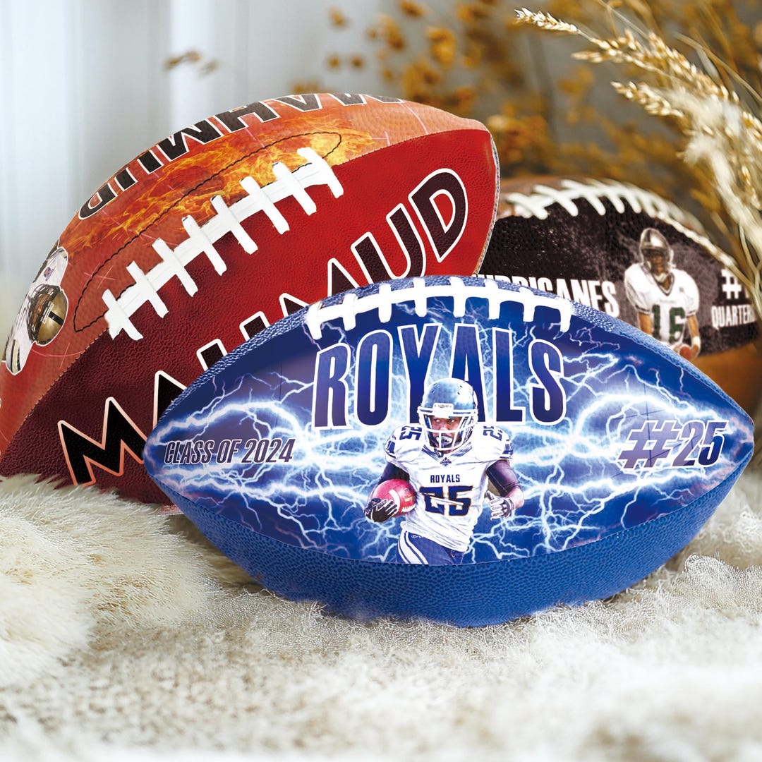 Personalized Football With Custom Photo, Custom Colored Rugby Balls ...