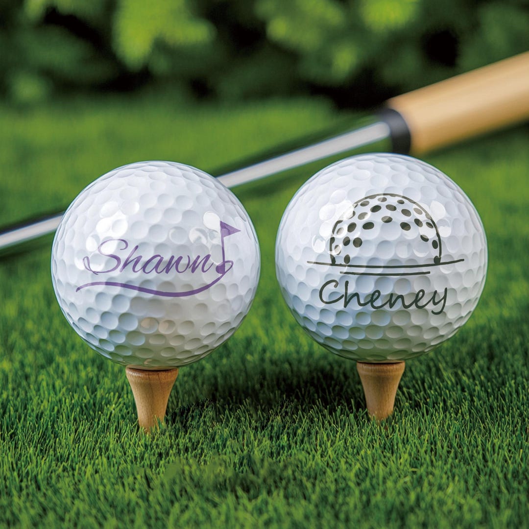Customize Logo and Name of Golf Ball, Personalized Photo Golf Balls ...