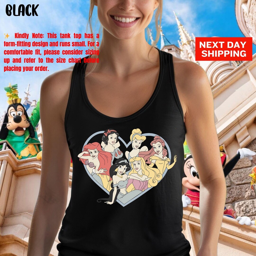 Disney Princess Tank Top, Magic Kingdom Tank Top, Disney Princess ...