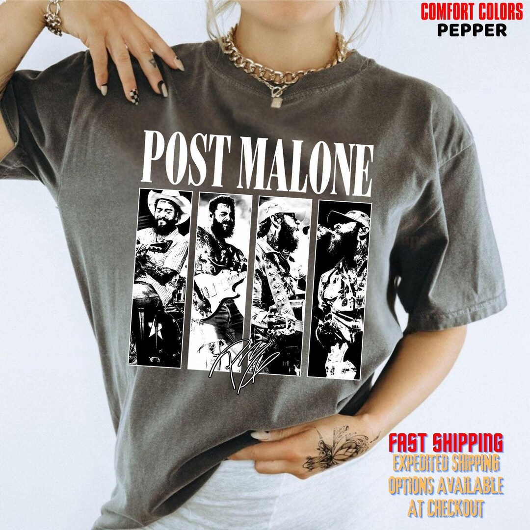 Comfort Colors® Post Malone, Post Malone Shirt, Post Malone Tshirt ...