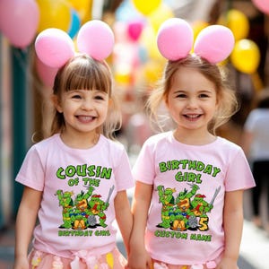 Turtles Birthday Family T-shirt, Turtles Matching Shirt, Custom Turtle ...