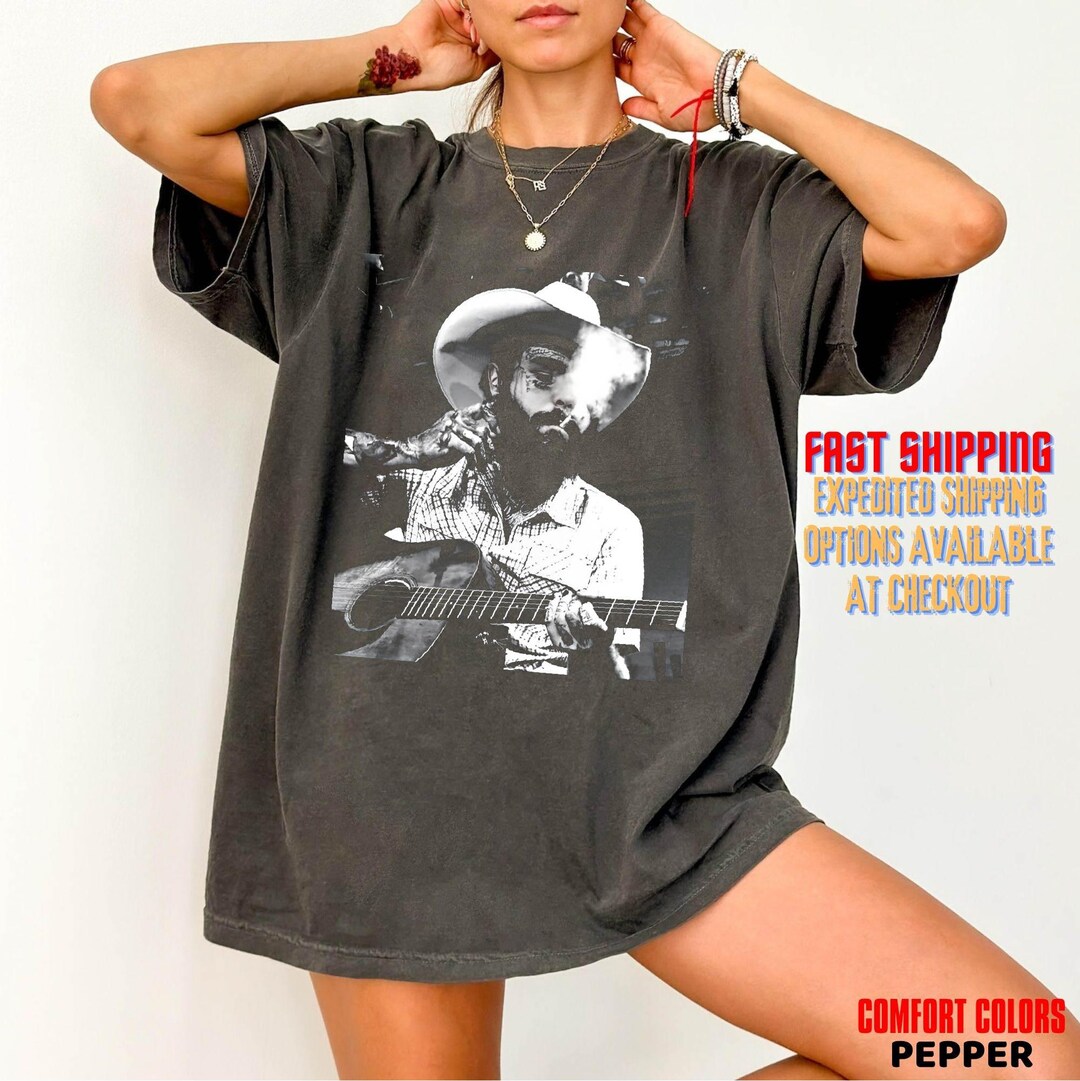 Comfort Colors Post Malone Shirt, Cowboy Post Shirt, Country Sweat, F1 ...
