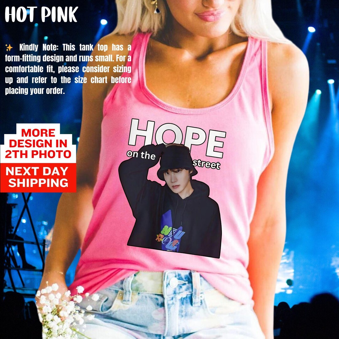 J-hope Hope on the Stage Tour Wash Tank Top, Hope on the Street Tank ...