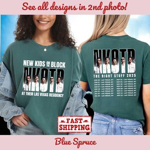Comfort Colors® New Kids on the Block the Right Stuff Tour 2025 Shirt ...