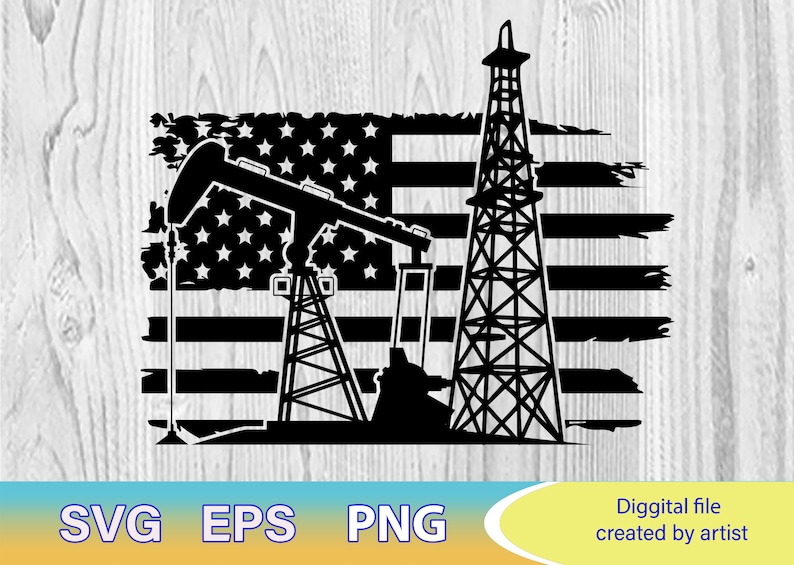 Oil Field Svg, Oil Field Scene, Oil Derrick Svg, Oil Rig Svg, Oil Pump ...