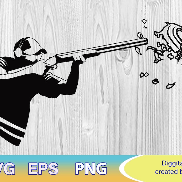 Skeet Shooting Svg - Etsy