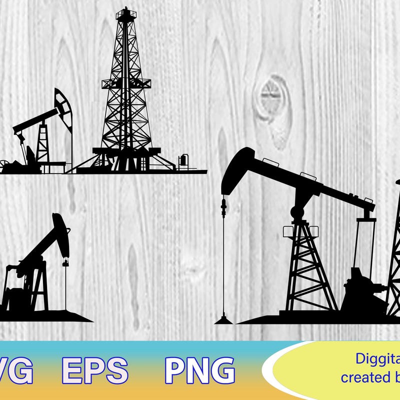 Oil Field Svg - Etsy