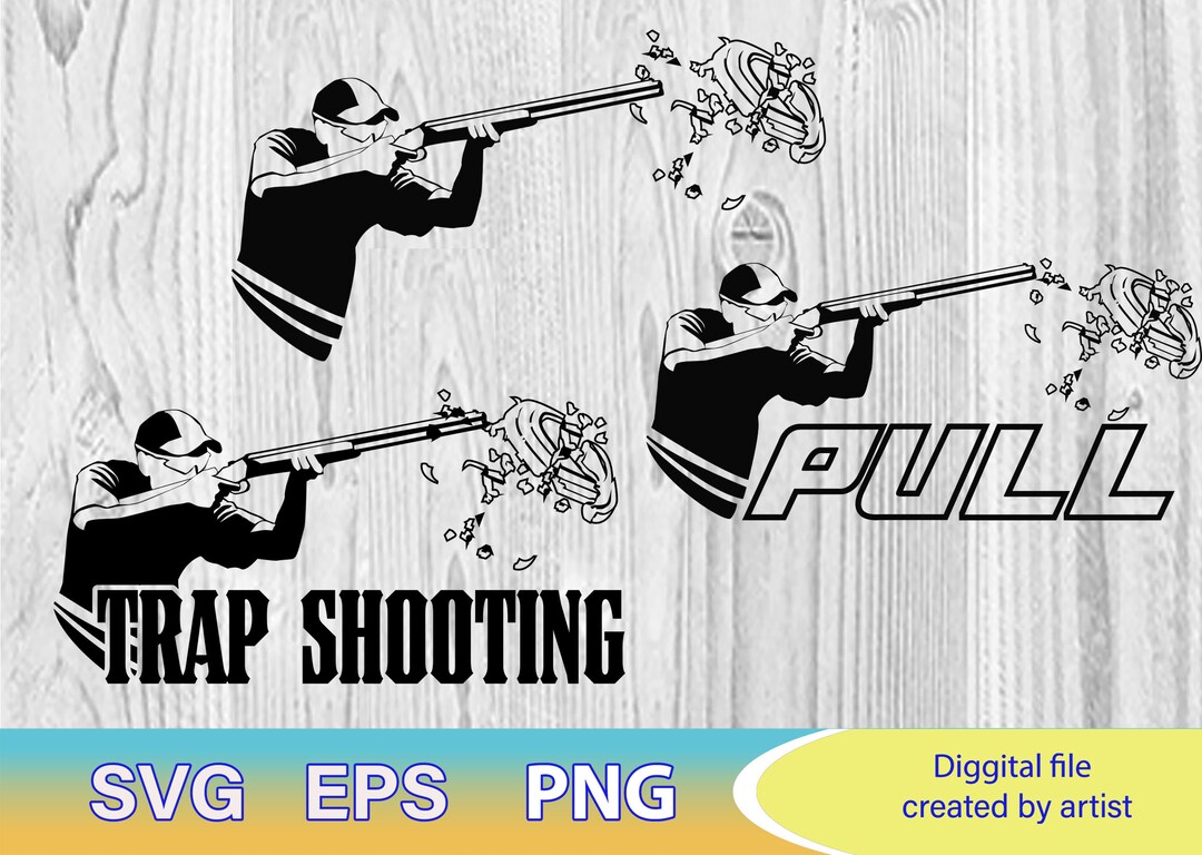 Trapshooting Bundle Svg, Clay Target Svg, Trapshooting Svg, Skeet ...