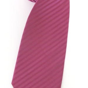 Mens Ties. Men's Tie Raspberry Fuchsia Pink Stripes Mens Necktie ...