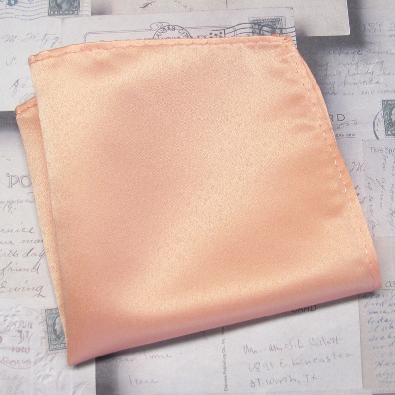 Mens Peach Handkerchiefs - Etsy