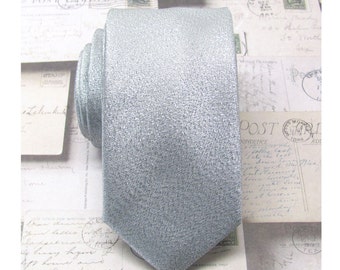 Silver Necktie | Etsy