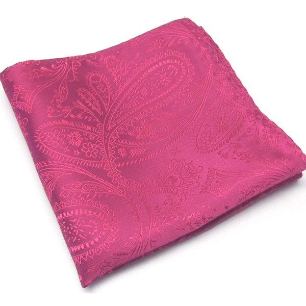 Dark Red Pocket Square - Etsy UK