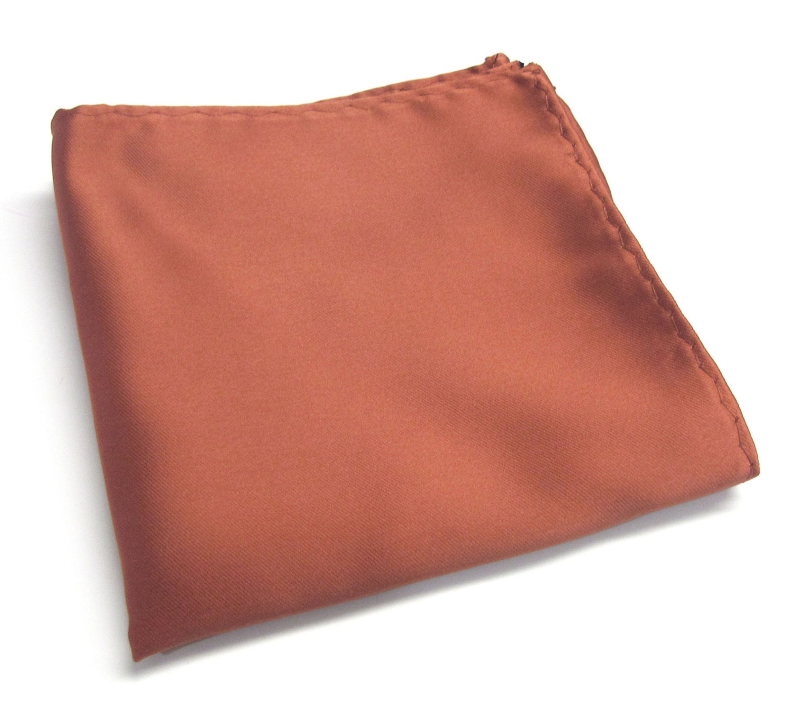 Mens Ties Copper Rust Brown Mens Neckties With Matching Pocket - Etsy