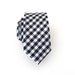 Mens Tie Black and White Checkers Mens Skinny Necktie With Matching ...
