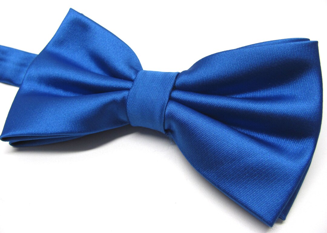 Mens Bowtie. Royal Blue Bowties. Ultramarine Bow Tie With Matching ...