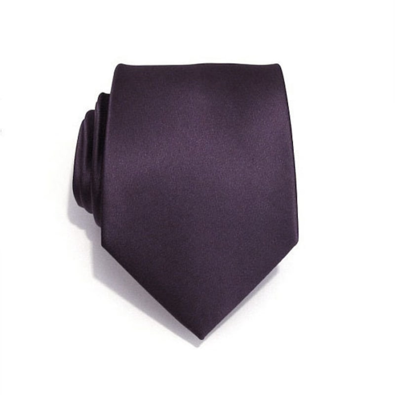 Silk Plum Tie - Etsy UK