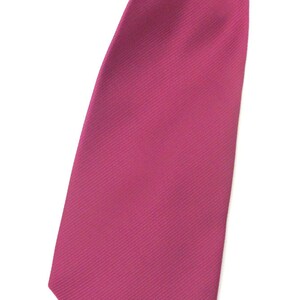 Mens Ties. Raspberry Tonal Stripes Silk Necktie - Etsy