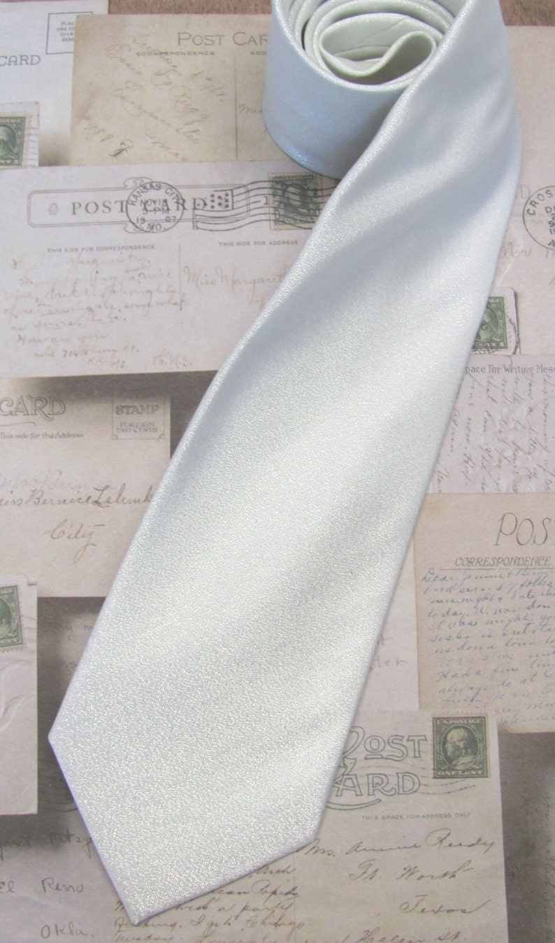 Mens Ties. Necktie Lamé Ivory Metallic Tie With Matching - Etsy