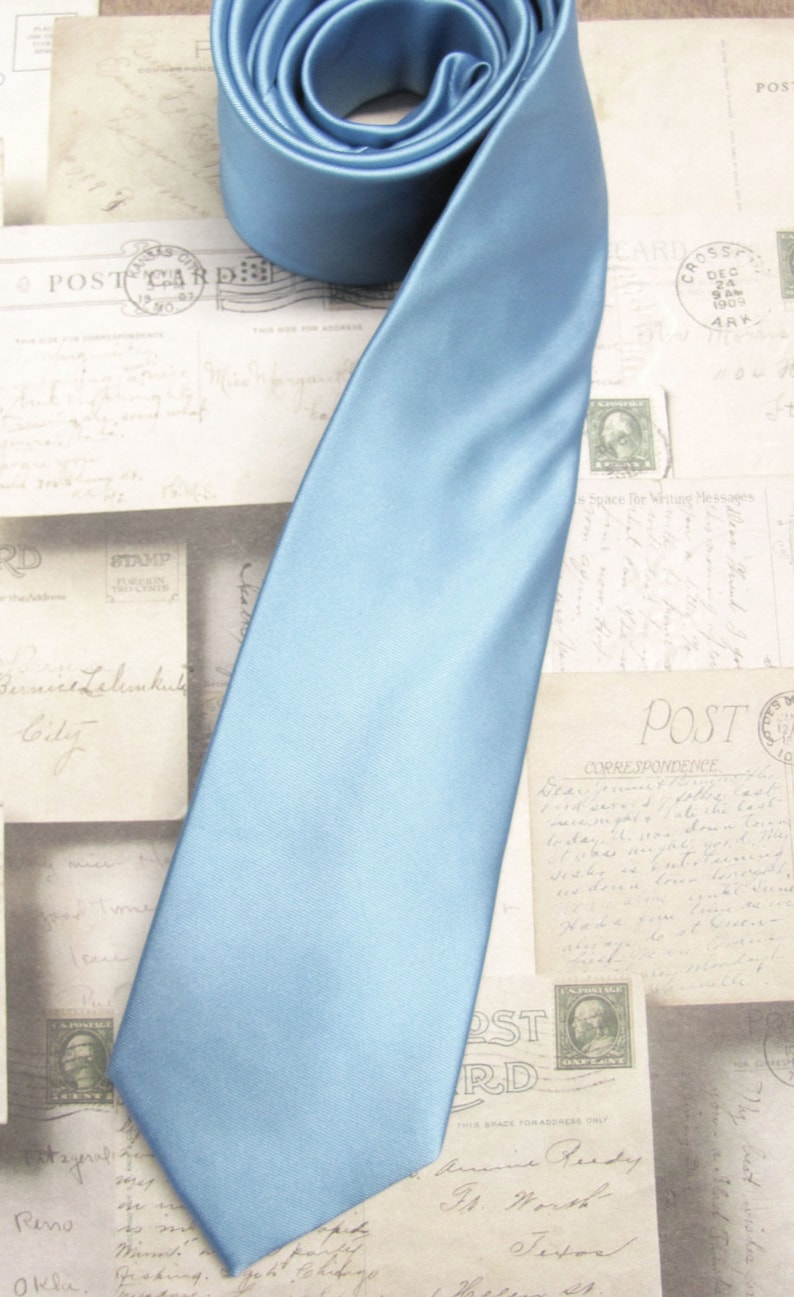 Periwinkle Blue Mens Ties With Matching Pocket Square - Etsy