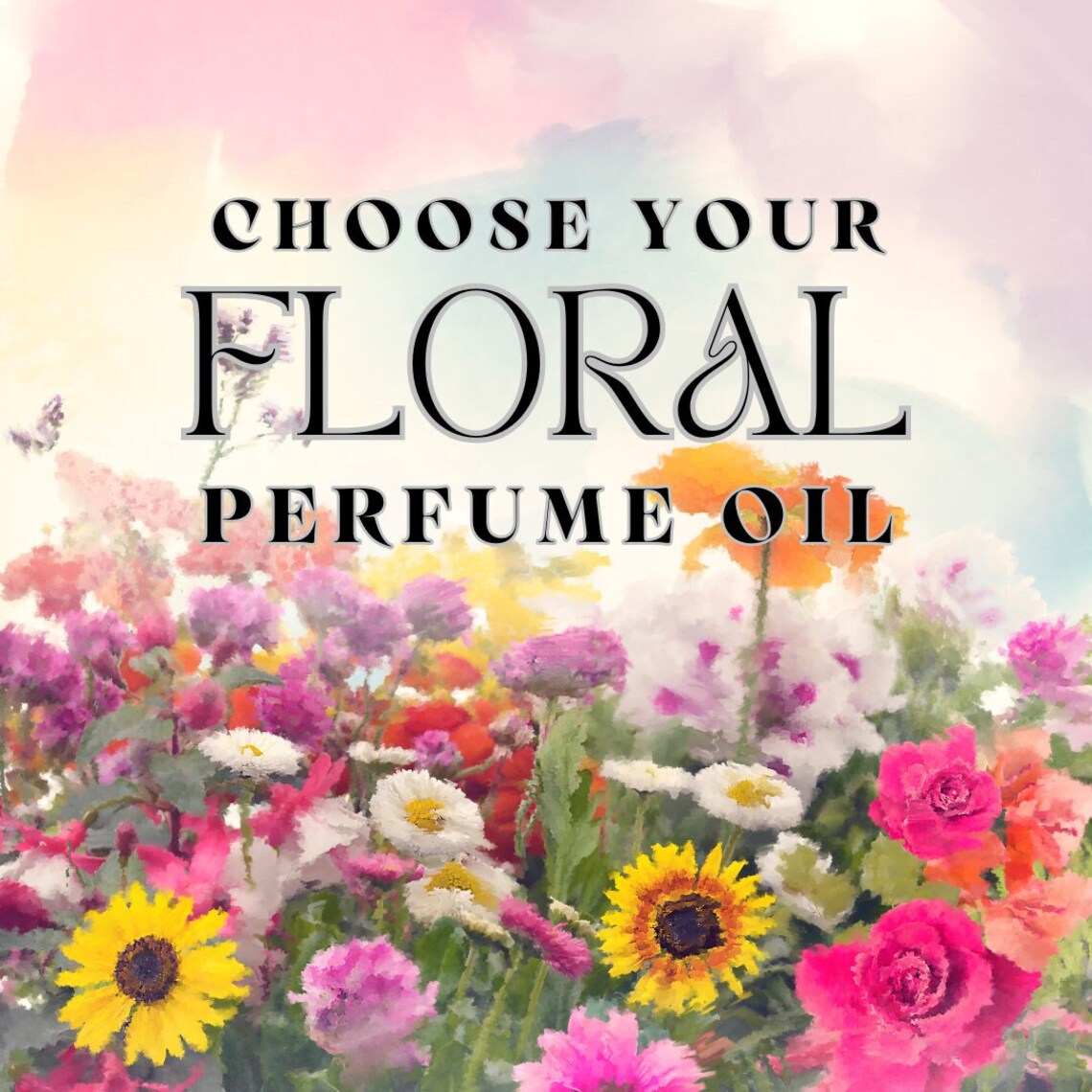 FLORAL VIBES Perfume Oil / Flower Perfume / Birthday Gift / Summer Gift ...