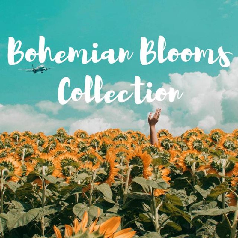 4 Bohemian Blooms Perfume Collection / Boho Fragrance Oils / Hippie ...