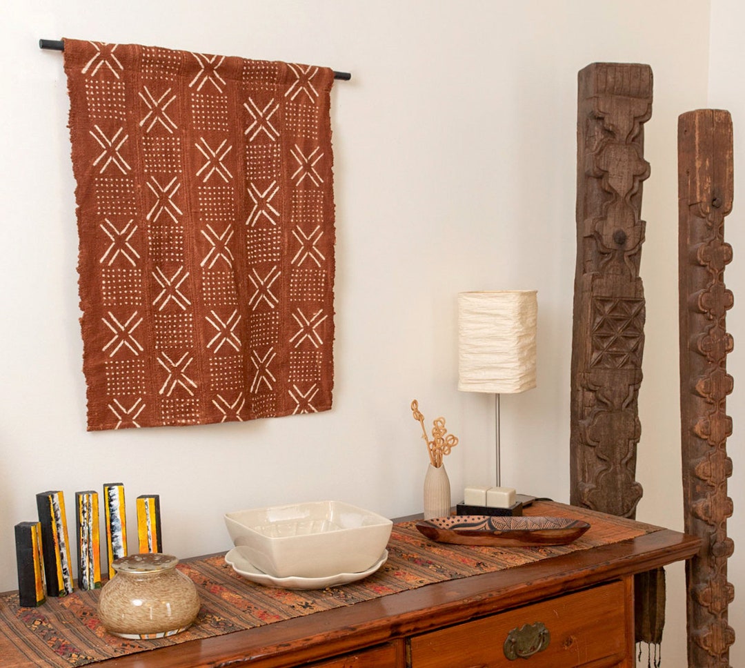 Mud Cloth Textile Authentic African Tapestry African Tribal Wall ...