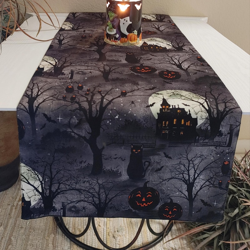 Halloween Table Runner - Etsy