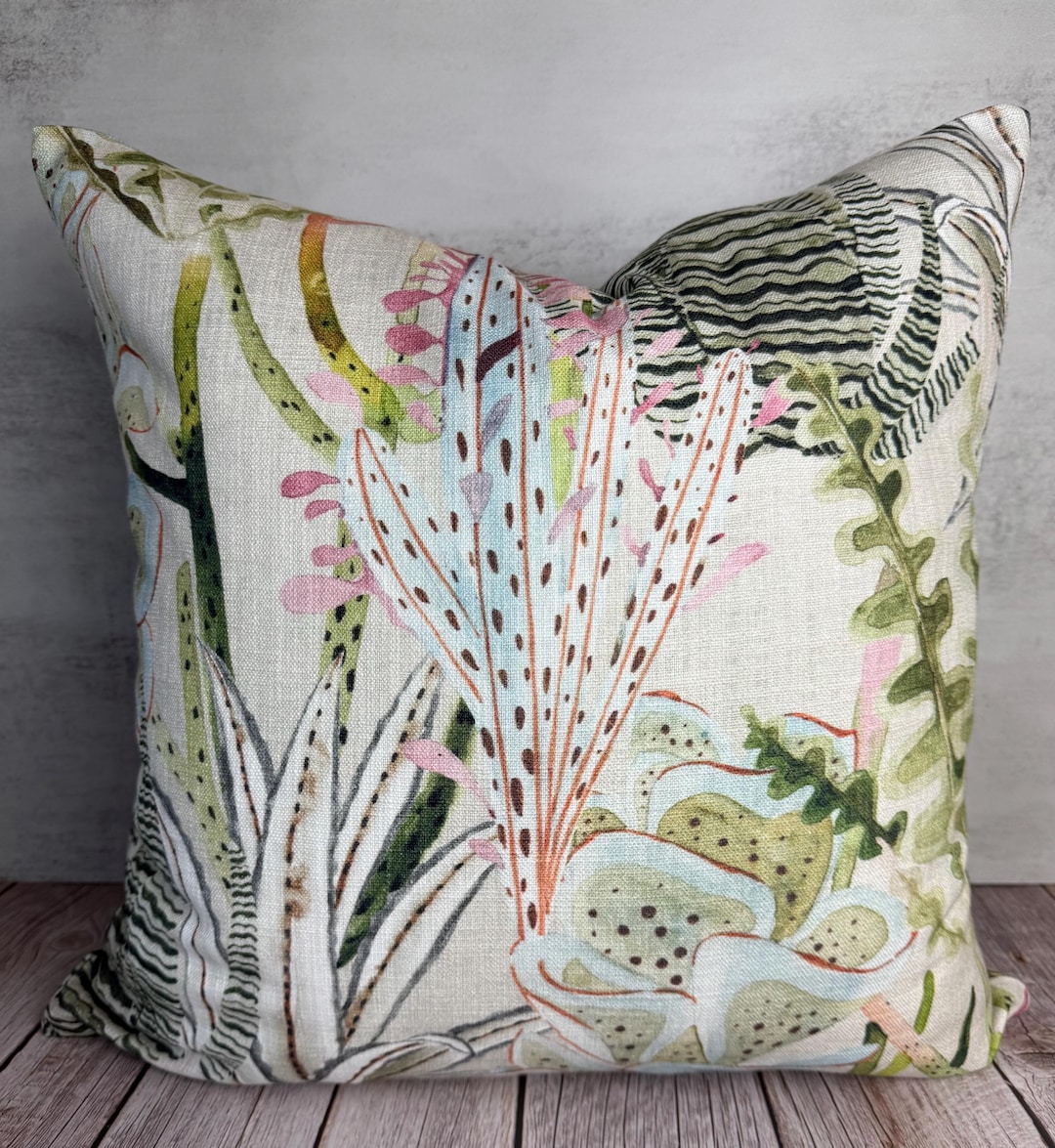 Pastel Floral Pillow Cover: Hamilton Springwood Cotton Cushion. Same ...