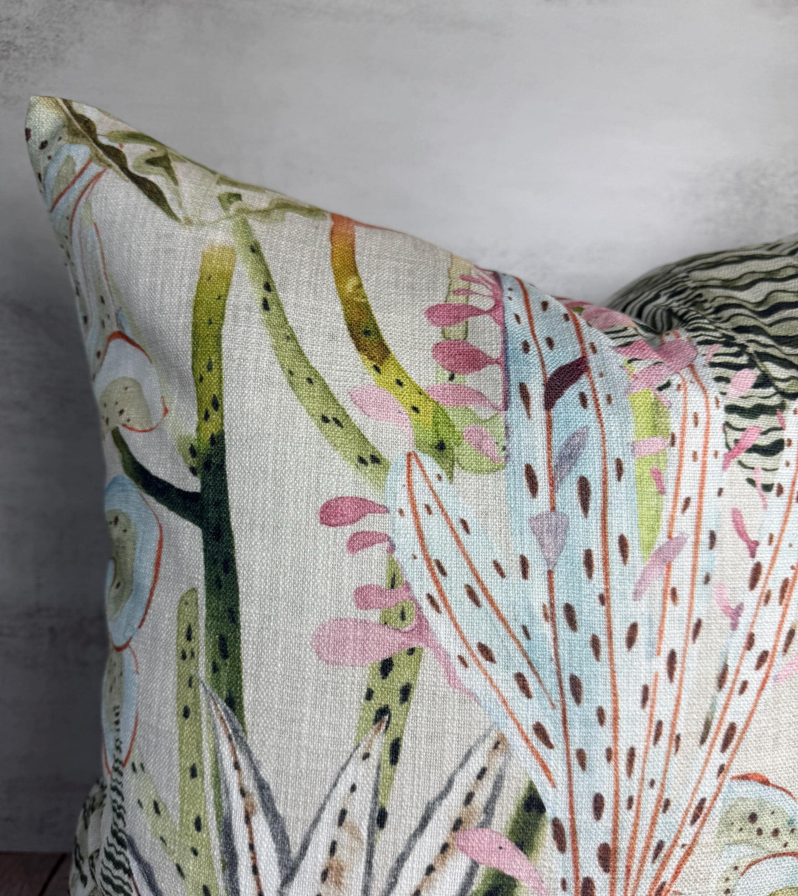 Pastel Floral Pillow Cover: Hamilton Springwood Cotton Cushion. Same ...