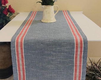 Patriotic Table Runner - Etsy