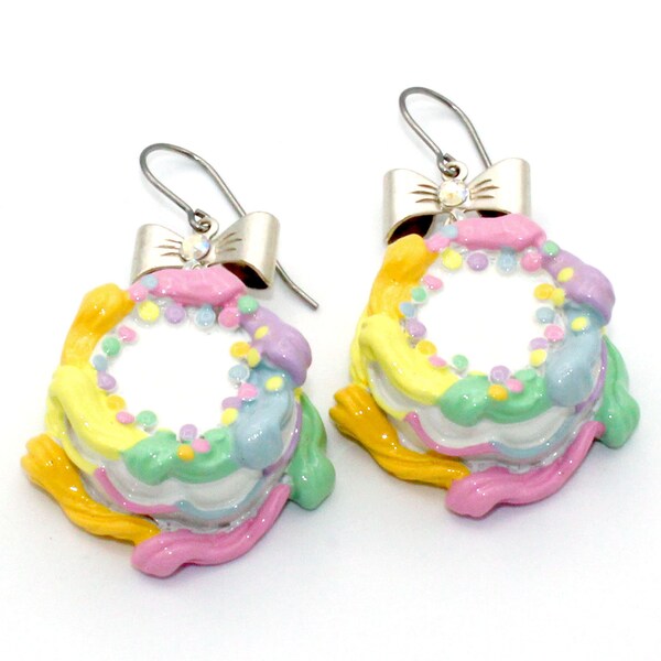 Cake Slice Earrings - Etsy