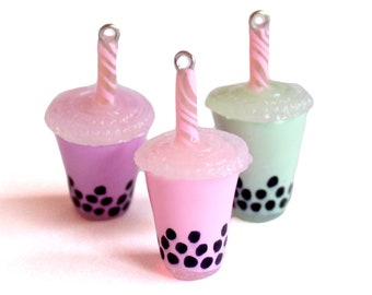 Boba Tea Ring Bubble Tea Ring Kawaii Bubble Tea Jewelry Thai | Etsy