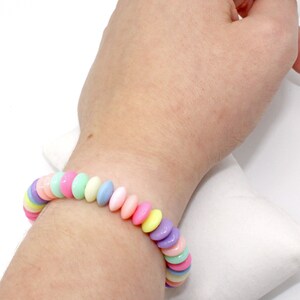 Faux Candy Pastel Friendship Bracelet Kawaii Birthday Gift for Best ...