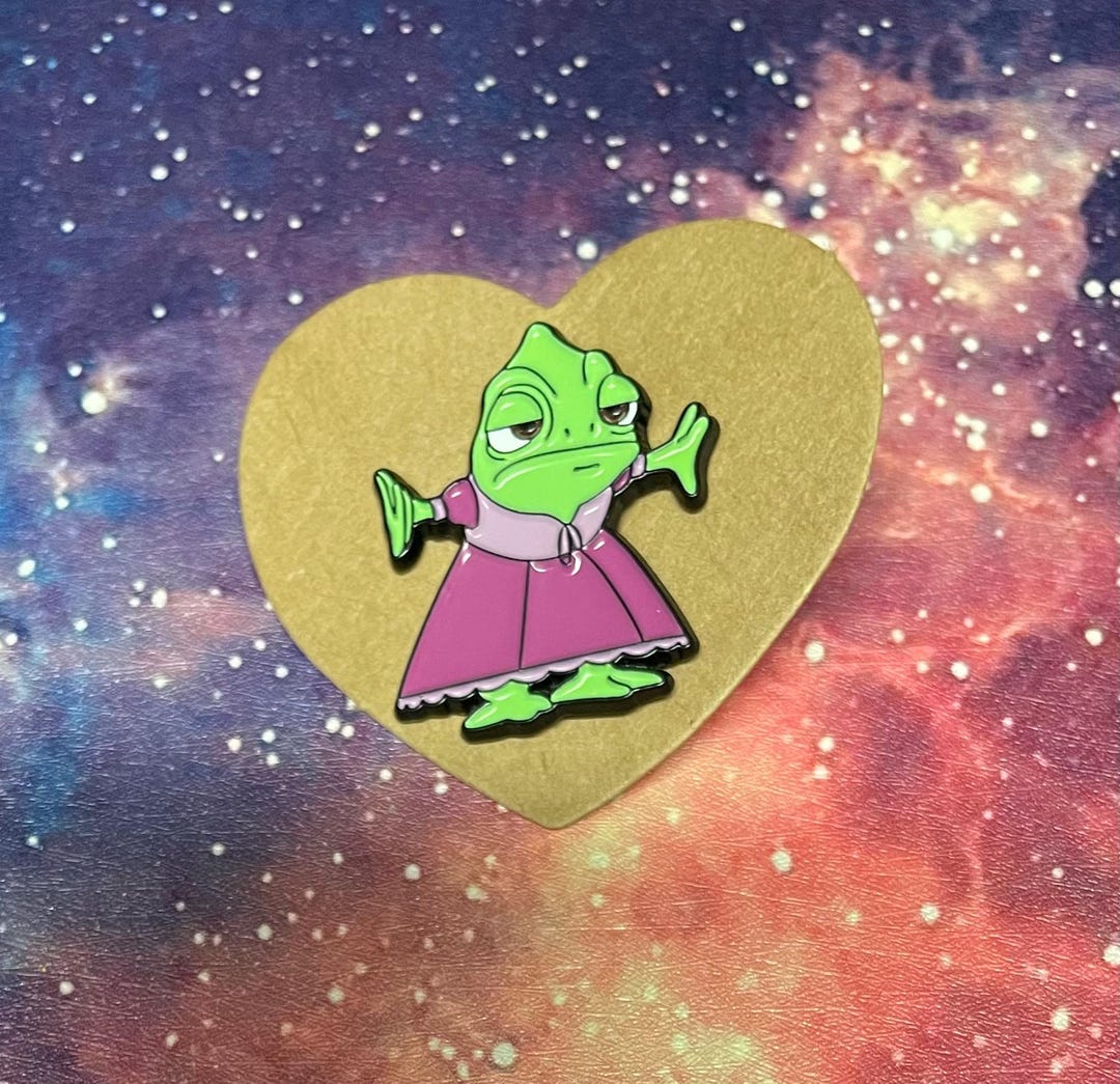 Funny Disney Pascal Pin Badge - Etsy