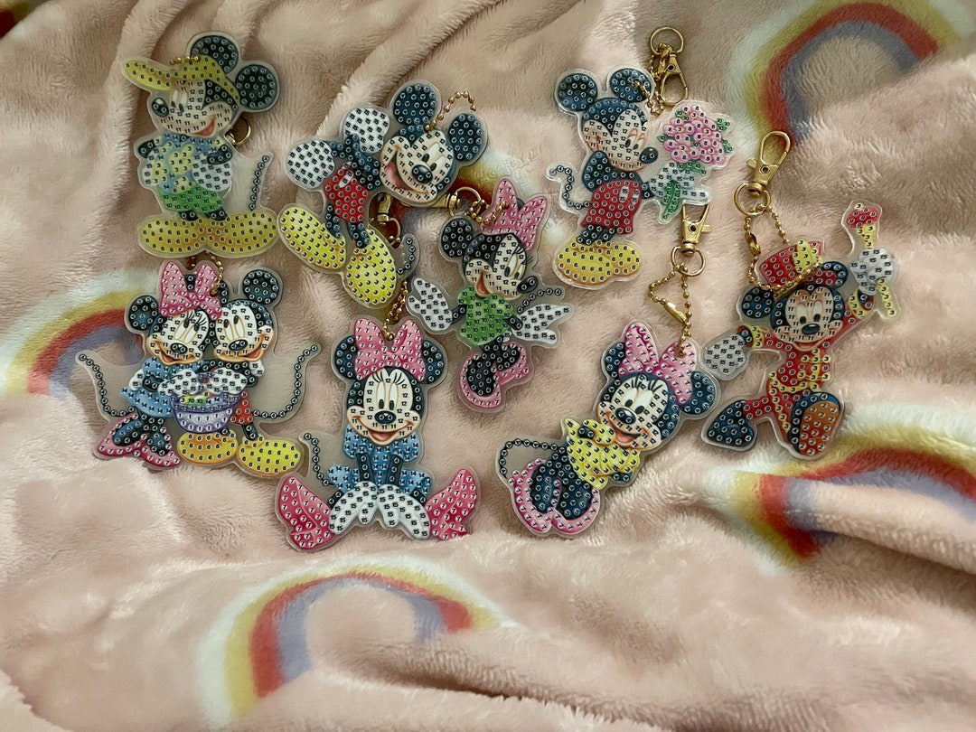Disney Diamond Art Keyring - Etsy