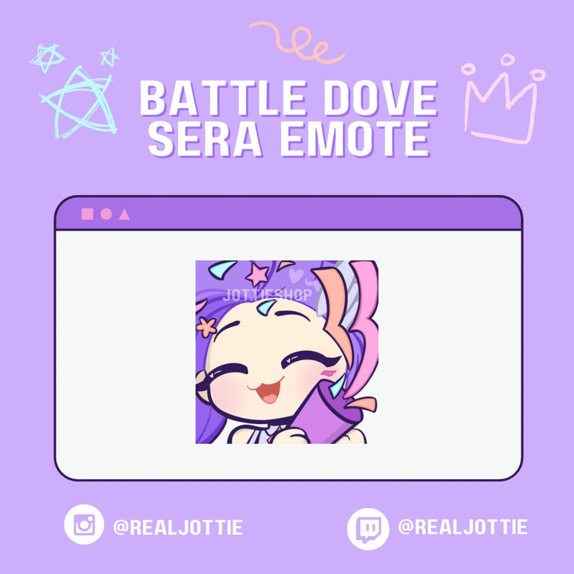 Hype Emote Seraphine Battle Dove League of Legends Twitch, Youtube or ...