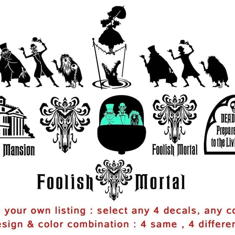 Haunted Mansion Sticker - Etsy