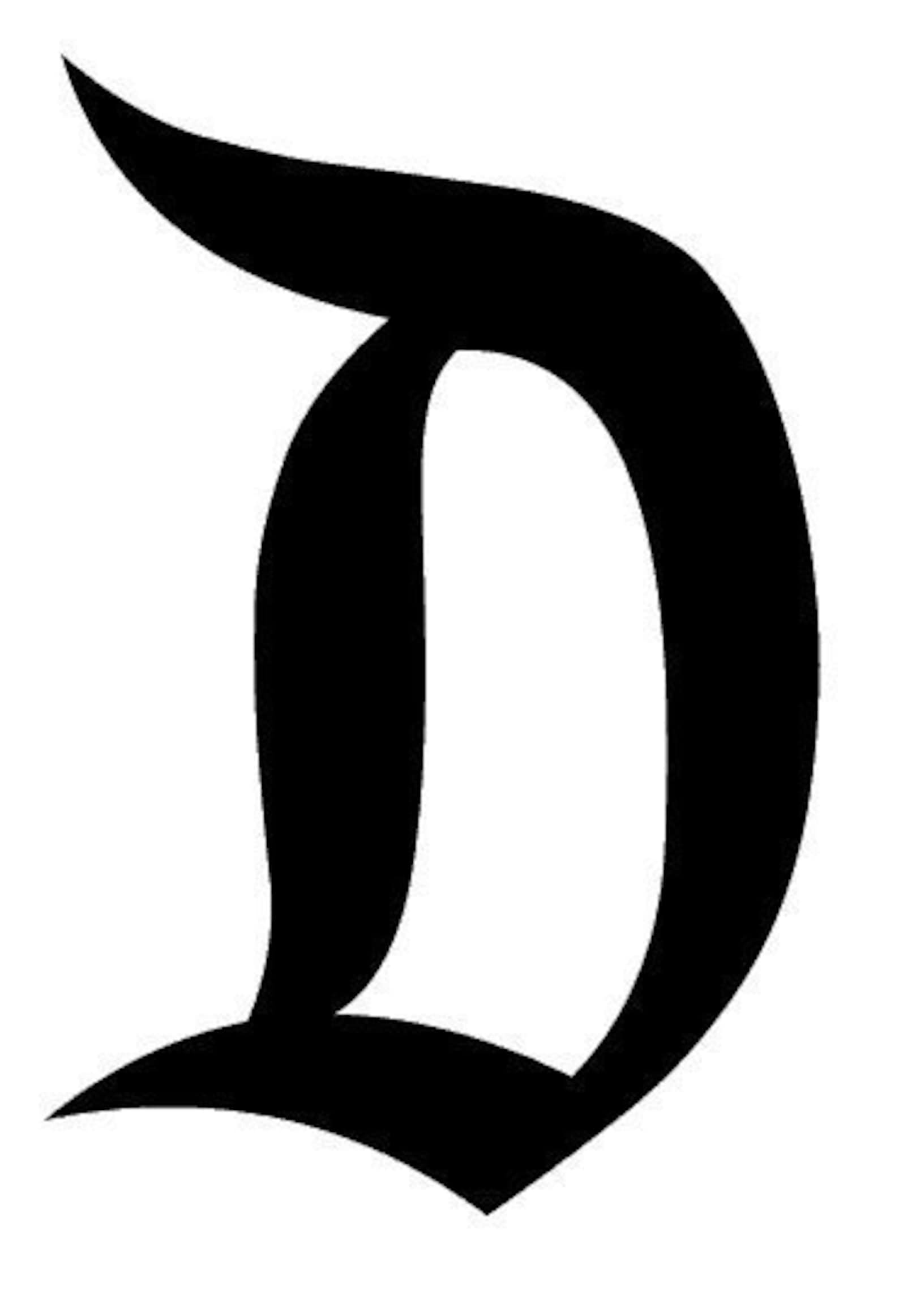 Disneyland Traditional Letter D Vinyl Car Decal - Etsy