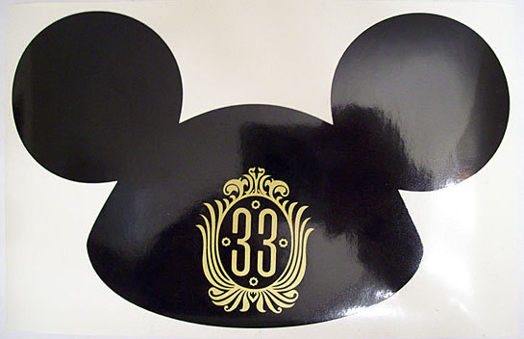 Club 33 Mickey Ears Vinyl Decal - Etsy