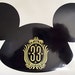 Club 33 Mickey Ears Vinyl Decal - Etsy