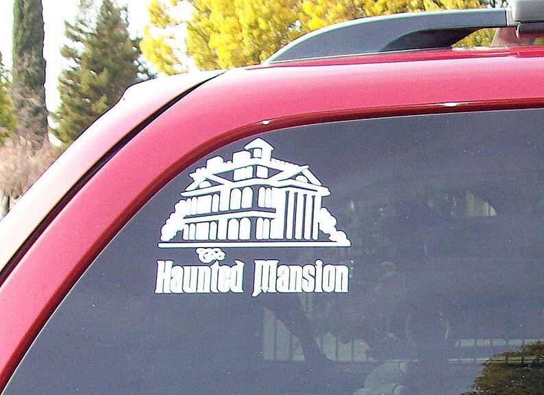 The Haunted Mansion - Mansion Vinyl Decal - Etsy