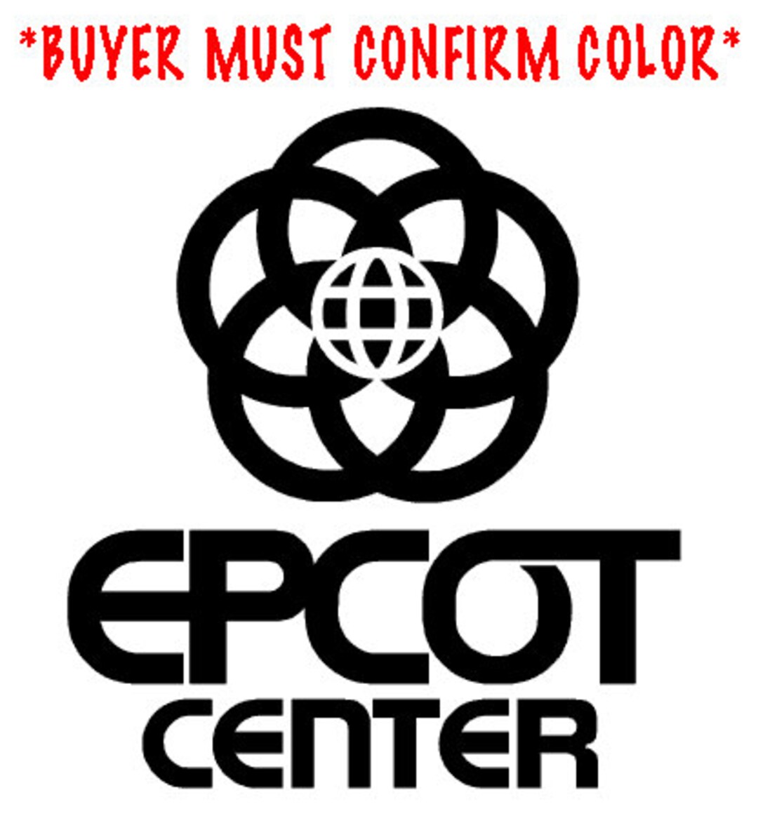 EPCOT Center Vinyl Decal, Sticker - Custom Made NEW - Etsy