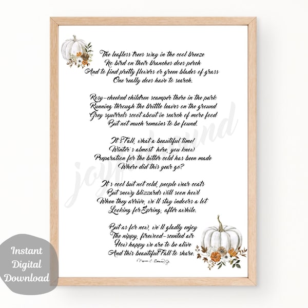 Fall Printable - Etsy