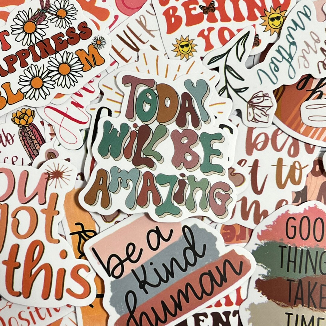 100pcs Boho Sticker Pack, Inspiration Sticker Set for Kindle Books ...