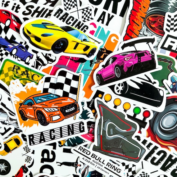 Car Racing Logos Stickers