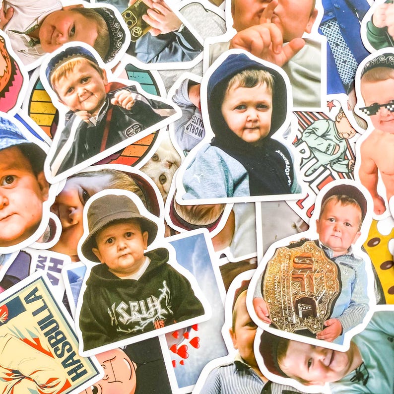 50pcs Hasbulla Meme Stickers, Funny Stickers Pack, Waterproof Cute ...
