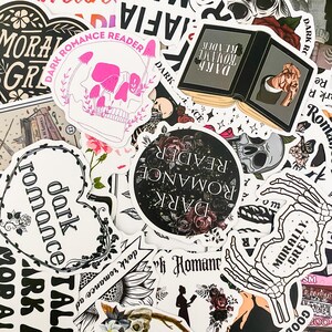 50pcs Gothic Stickers, Dark Romance Addict, Dark Aesthetic, Skull ...