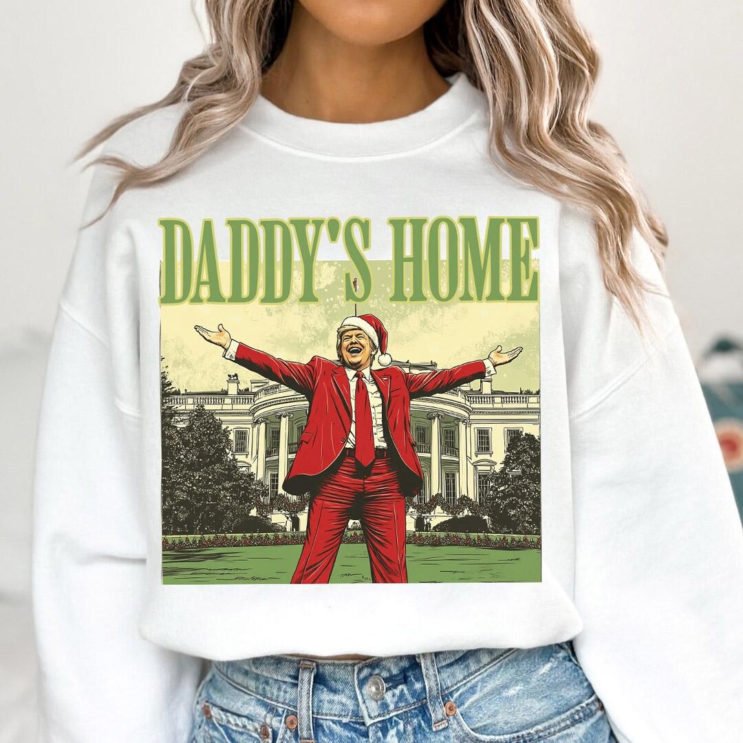 Daddy's Home White House Trump 2024 PNG, Pink Trump Election Graphic ...