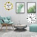 Wooden Wall Clock Without Scale Customizable Silent Design for Modern ...