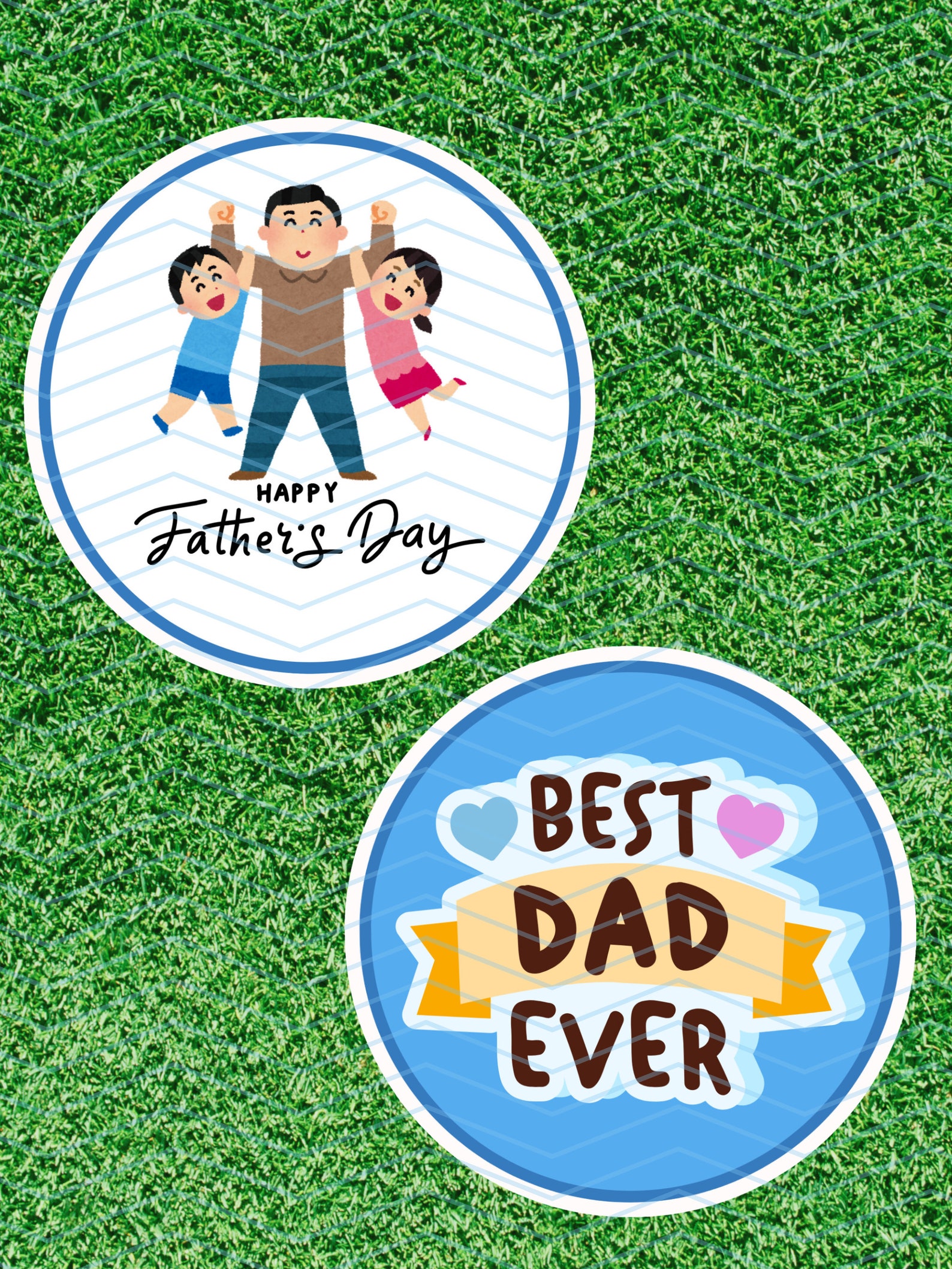 Father's Day Mini Cake Toppers PNG - Etsy